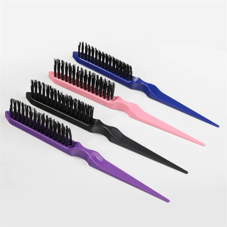 Wholesale Plastic Pointed Tail Comb Long And Short Hair Hair Styling Comb