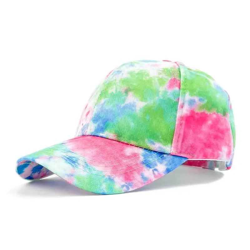 Wholesale Unisex Fashion Personality Colorful Tie-Dye Baseball Cap