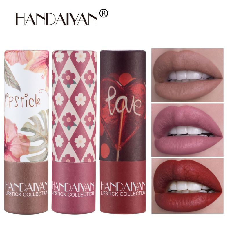 Wholesale Handaiyan Moisturizing Matte New Color Lipstick Lipstick Velvet Fog Is Not Easy To Decolorize Nude Lipstick